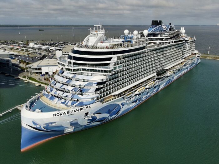 Brand-New Norwegian Prima Arrives At Port Canaveral For The First Time ...